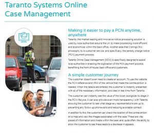Taranto Systems Online Case Management - Taranto Systems